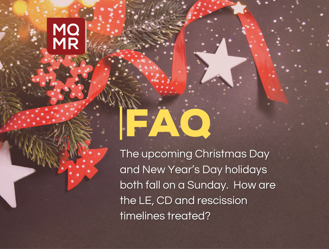 Federal Holidays - To Disclose or Not to Disclose…that is the question